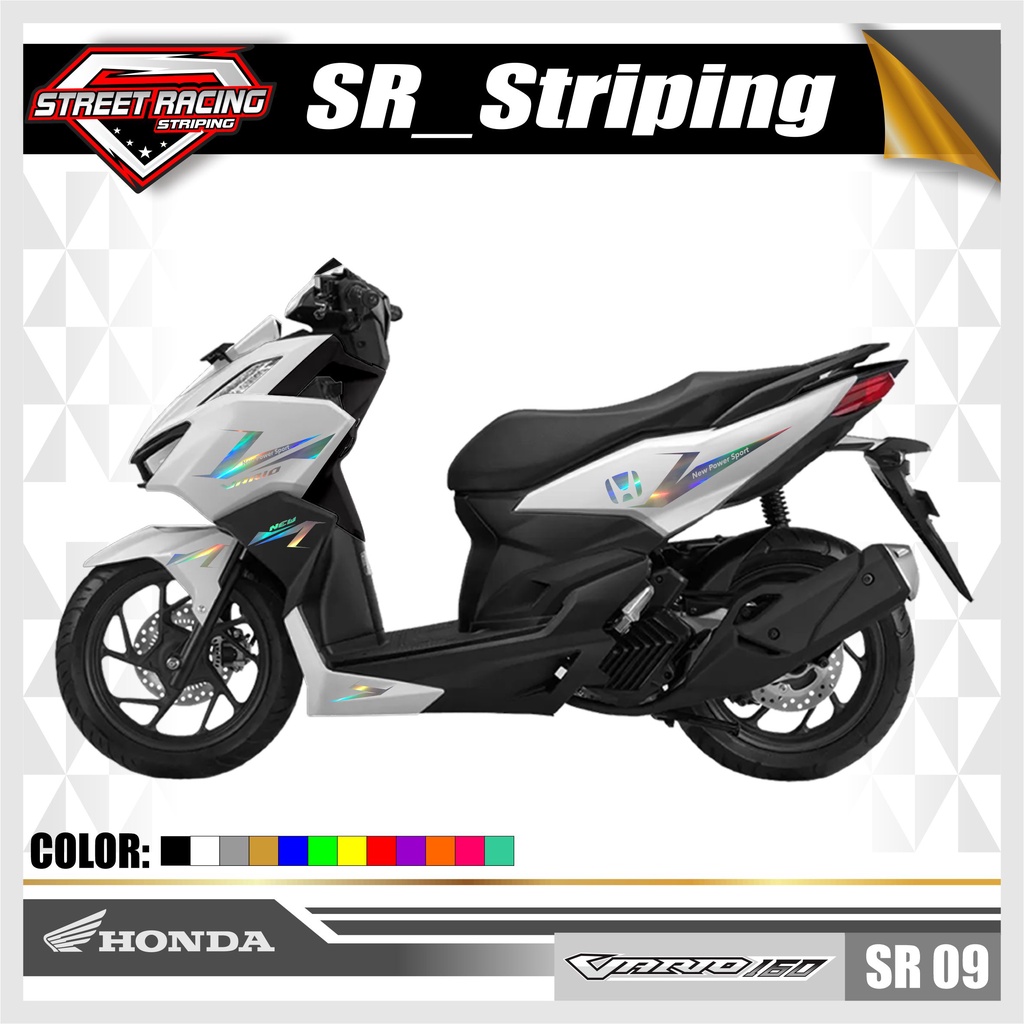 Jual Cutting Sticker Vario 160 - Aksesoris Variasi Motor Stiker Vario 160 Skotlet SR09 | Shopee ...
