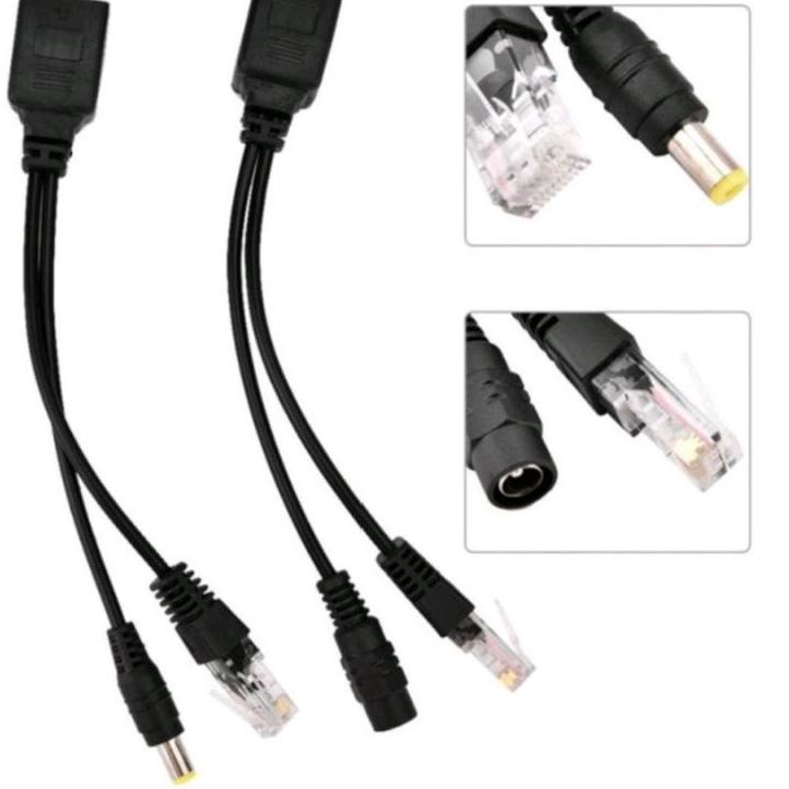 Jual Harga Promo--KABEL POE INJECTOR & POE SPLITTER ( SET ) KABEL POE ...