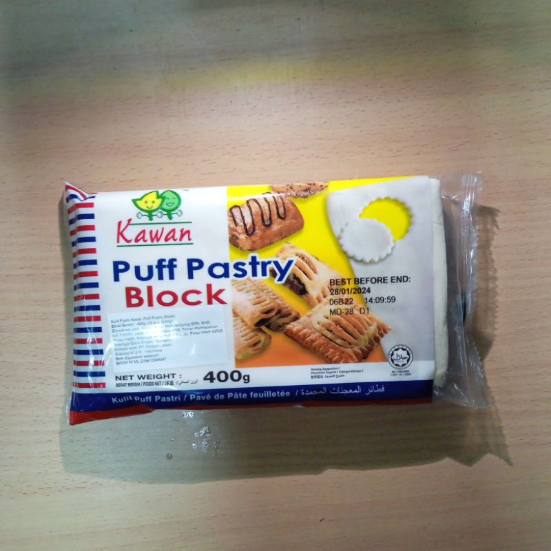Jual KAWAN PUFF PASTRY BLOK 400 GR | Shopee Indonesia