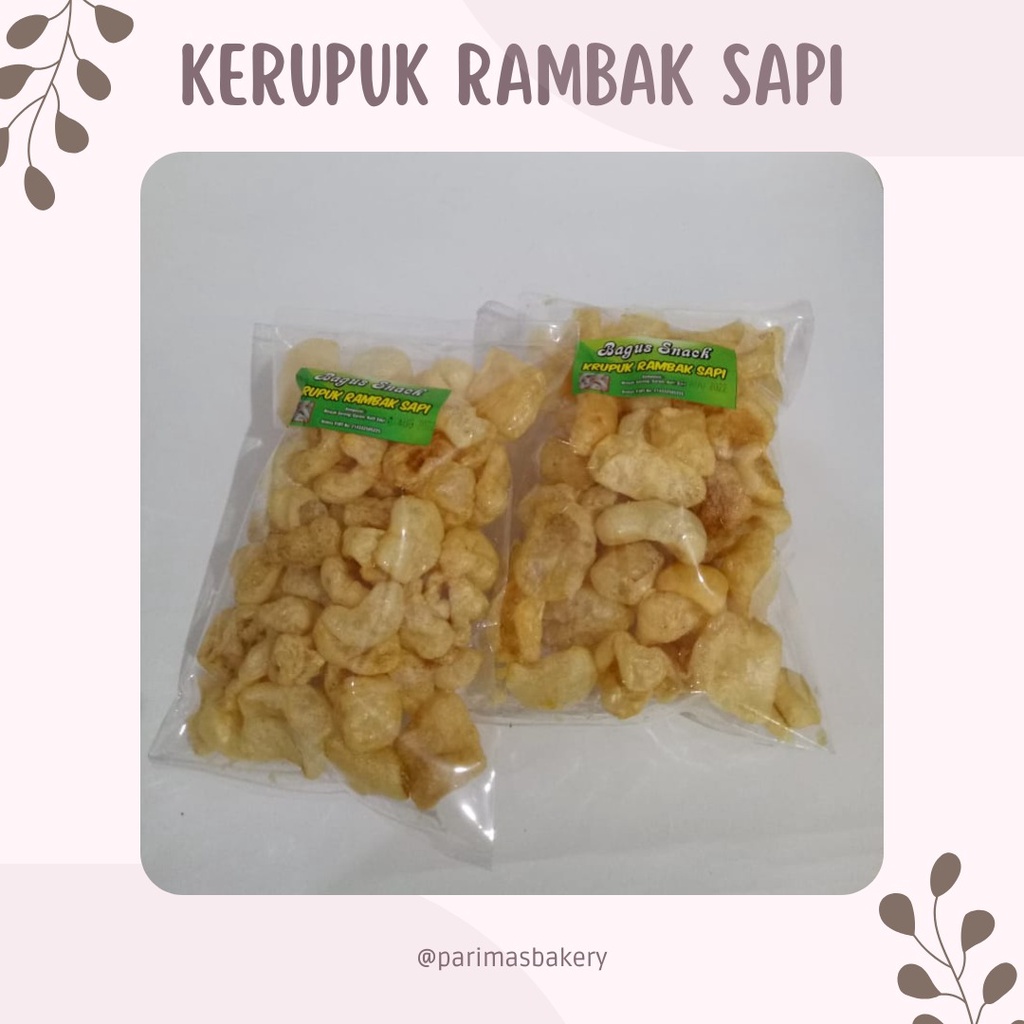 Jual KERUPUK RAMBAK SAPI BAGUS (pkl) | Shopee Indonesia