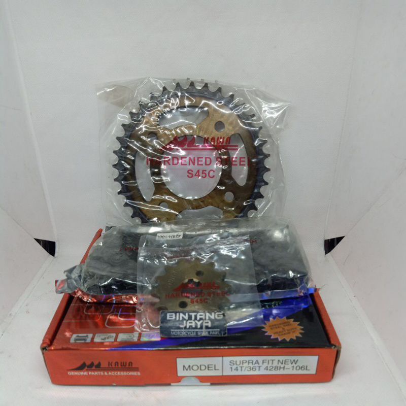 Jual Gear packet 36T (KW) FIT NEW / KARISMA / KHARISMA / SUPRA X 125 ...