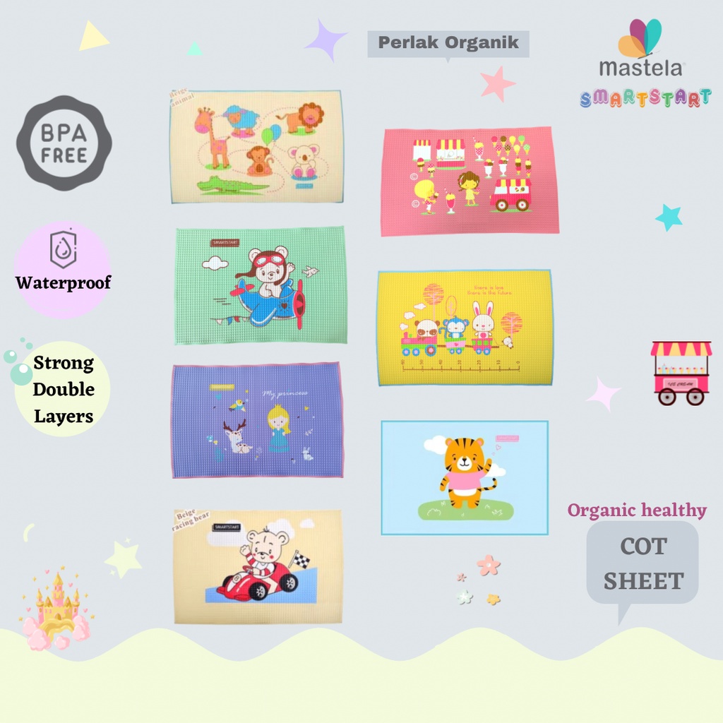 Jual MASTELA Perlak Organik - Rubber Healthy Cot Sheet - Ukuran Perlak ...