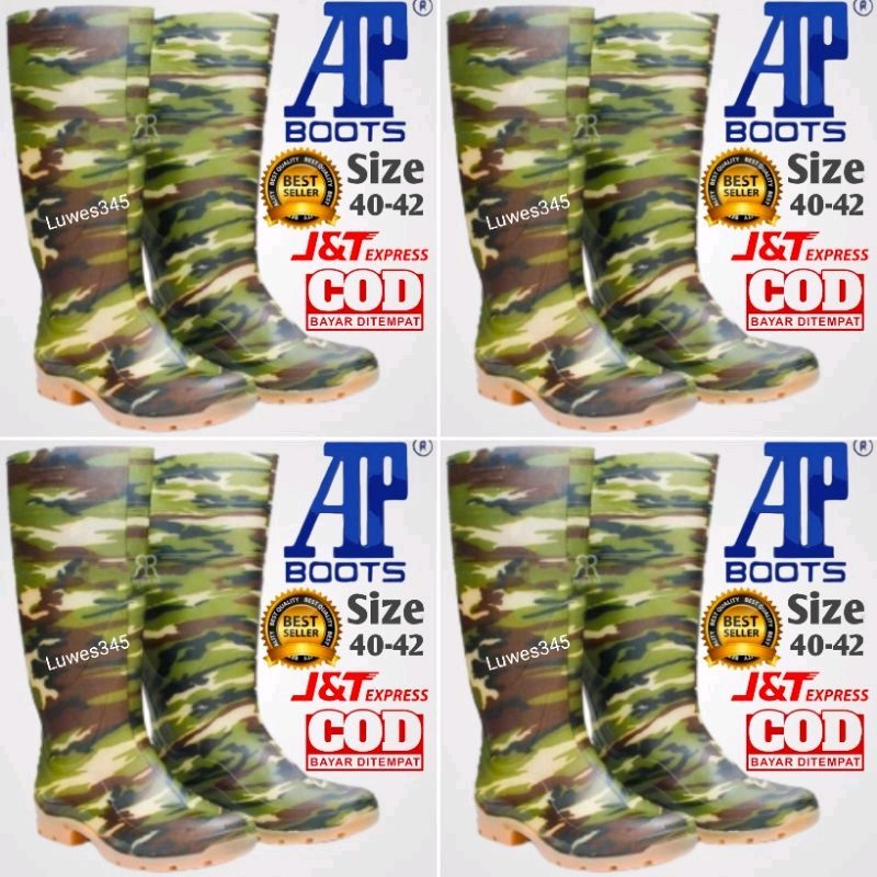 Jual Sepatu Boots AP TERRA ARMY TENTARA berkebun bercocok tanam ...
