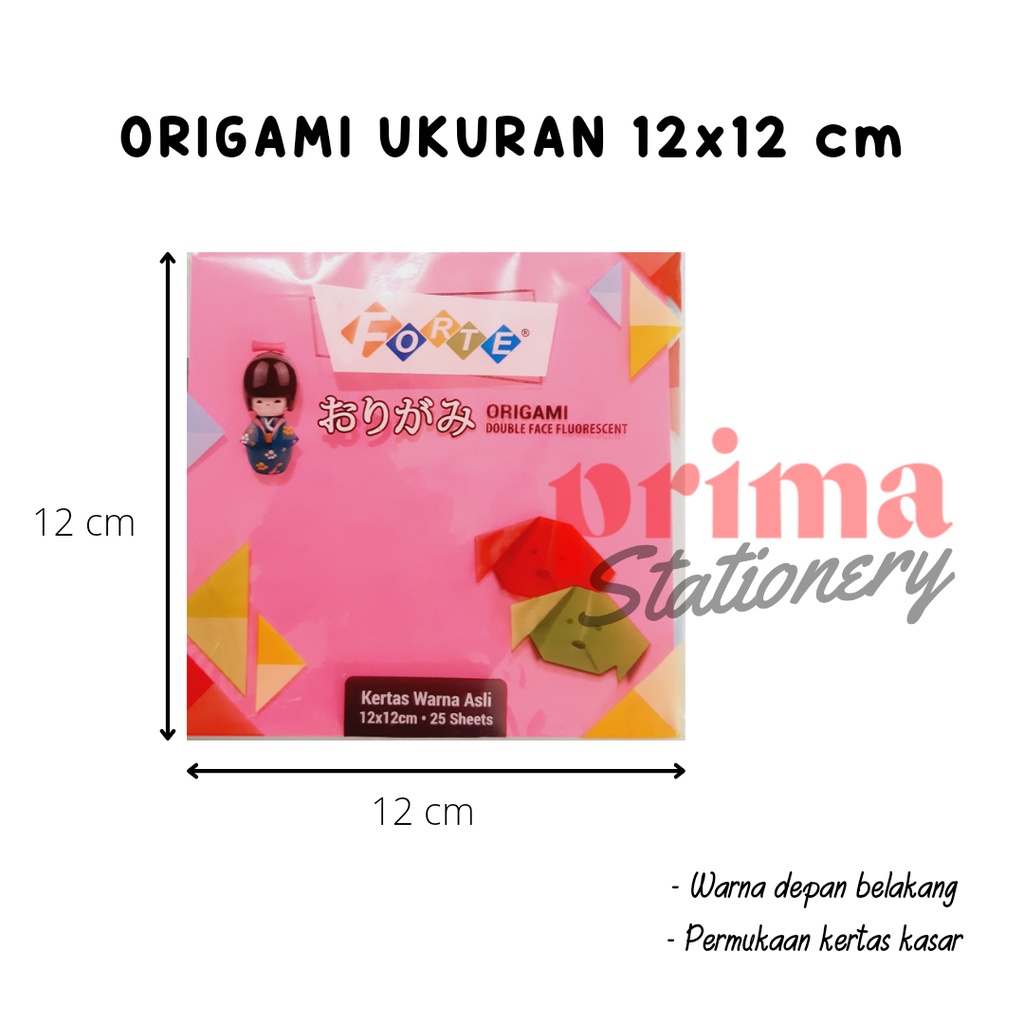 Jual KERTAS ORIGAMI FORTE 12x12, 16x16 cm | Shopee Indonesia