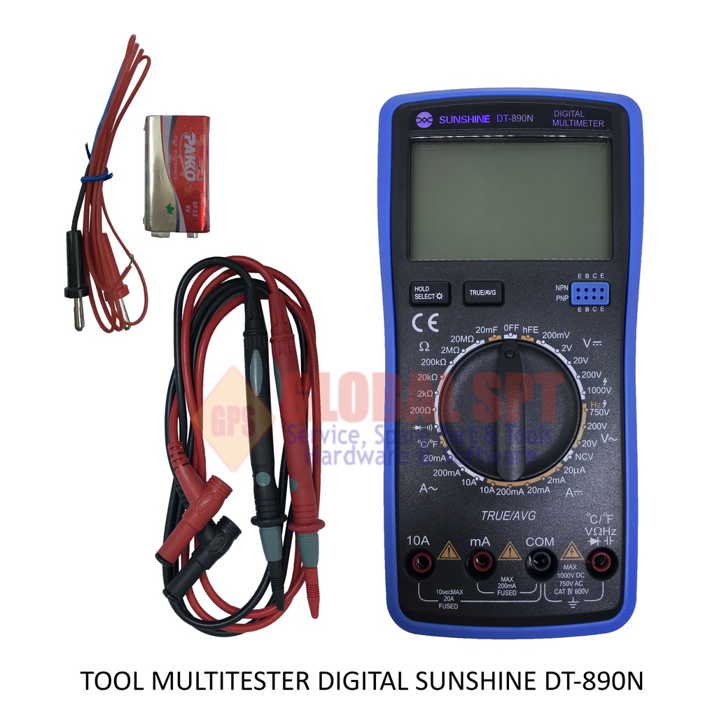 Jual TOOL MULTITESTER DIGITAL SUNSHINE DT-890N / TOOLS | Shopee Indonesia