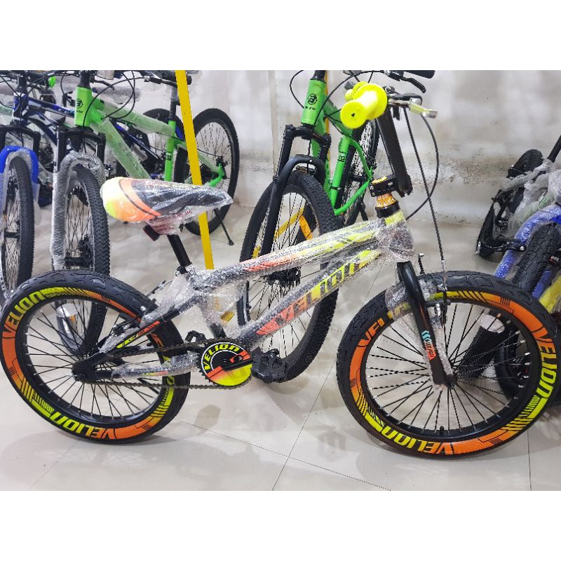 Jual Sepeda BMX 20 inch VELION ( BAN JUMBO 3.0 ) ( Warna Kuning ...