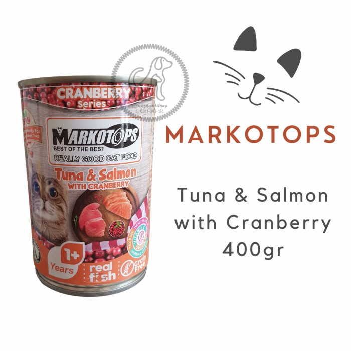 Jual MARKOTOPS Kaleng 400gr - Tuna Salmon (Cranberry) | Shopee Indonesia