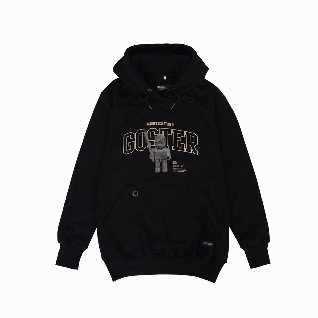 Jual Goster Hoodie Pull Up - Maquina Hitam | Shopee Indonesia