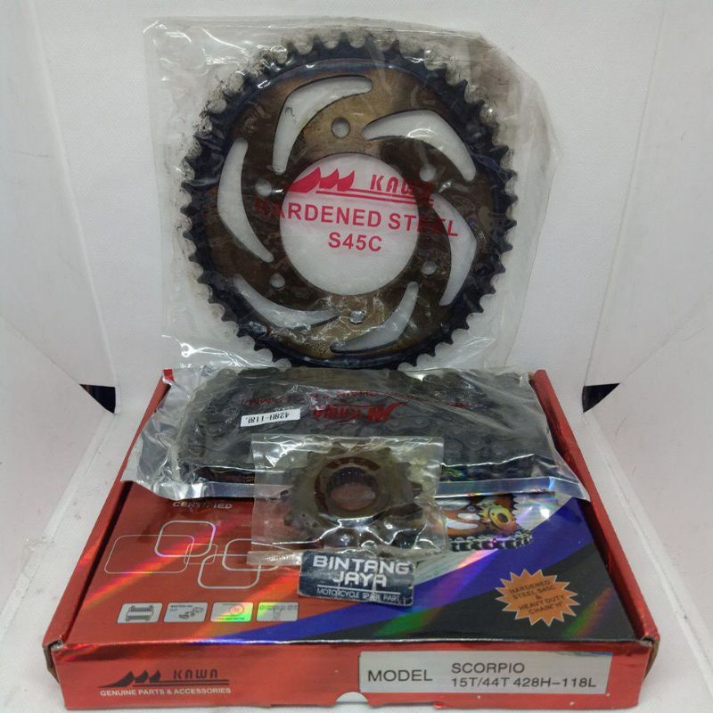 Jual Gear packet (KW) SCORPIO gir paket gigi set KAWA | Shopee Indonesia