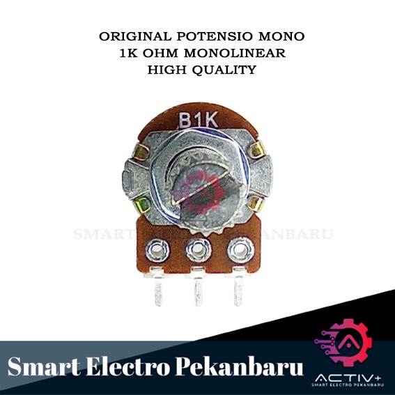 Jual ORIGINAL POTENSIO 1K OHM Mono Linear 1000 Ohm Potensiometer Mono ...