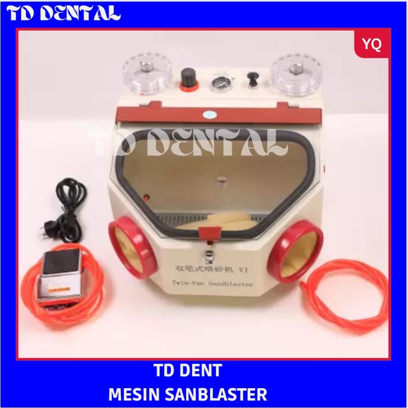 Jual Mesin Sandblaster Dental Lab Free Powder Sandblaster/ Dental Twin ...