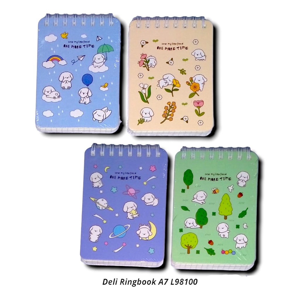 Jual NOTEBOOK MEMO KANTONG SPRIRAL ATAS MINI A7 LUCU 100 LBR POCKET ...