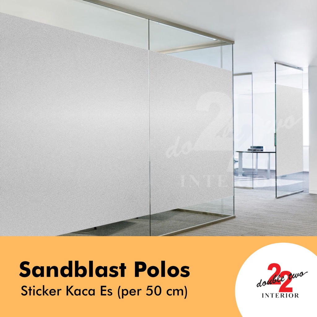 Jual Sandblast POLOS / Sunblast Kaca / Sticker Kaca Es (per 50 cm ...