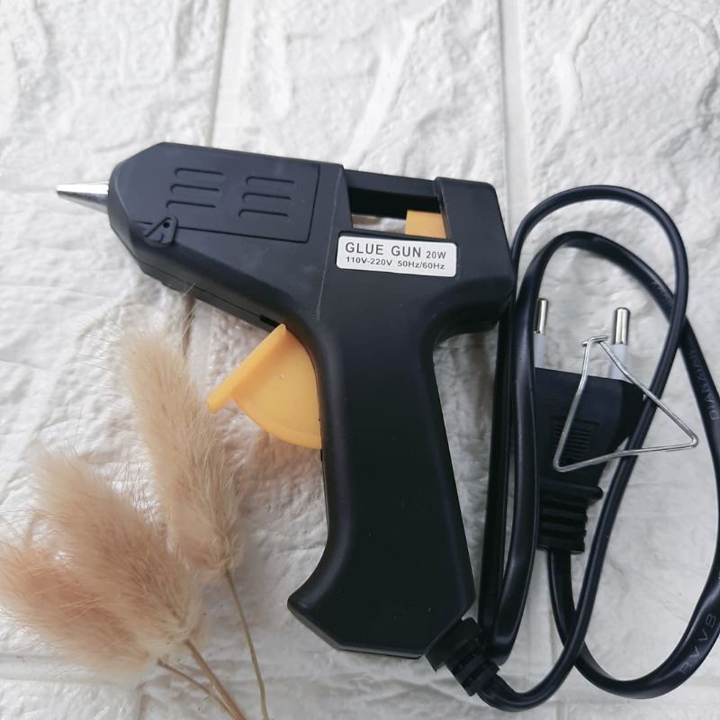 Jual ALAT LEM LILIN GUN TEMBAL LISTRIK GLUE 20 W | Shopee Indonesia