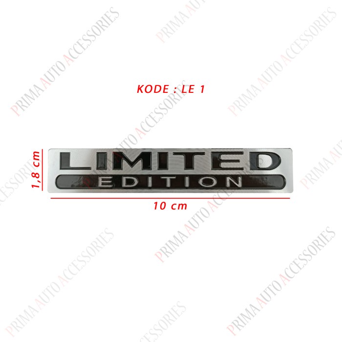 Jual Emblem Sticker Emblem Limited Edition / Special Edition Car Logo ...