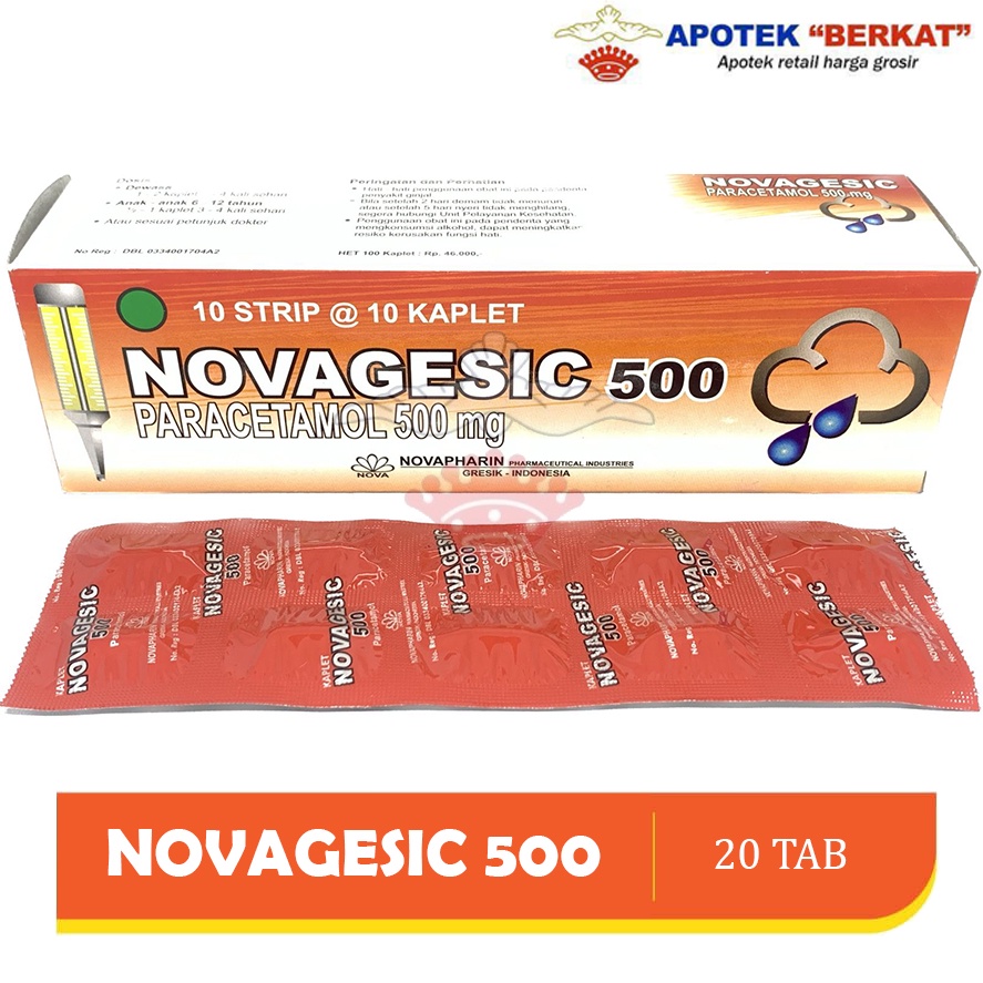 Jual NOVAGESIC STRIP ISI 10 KAPLET / SAKIT KEPALA / DEMAM | Shopee ...
