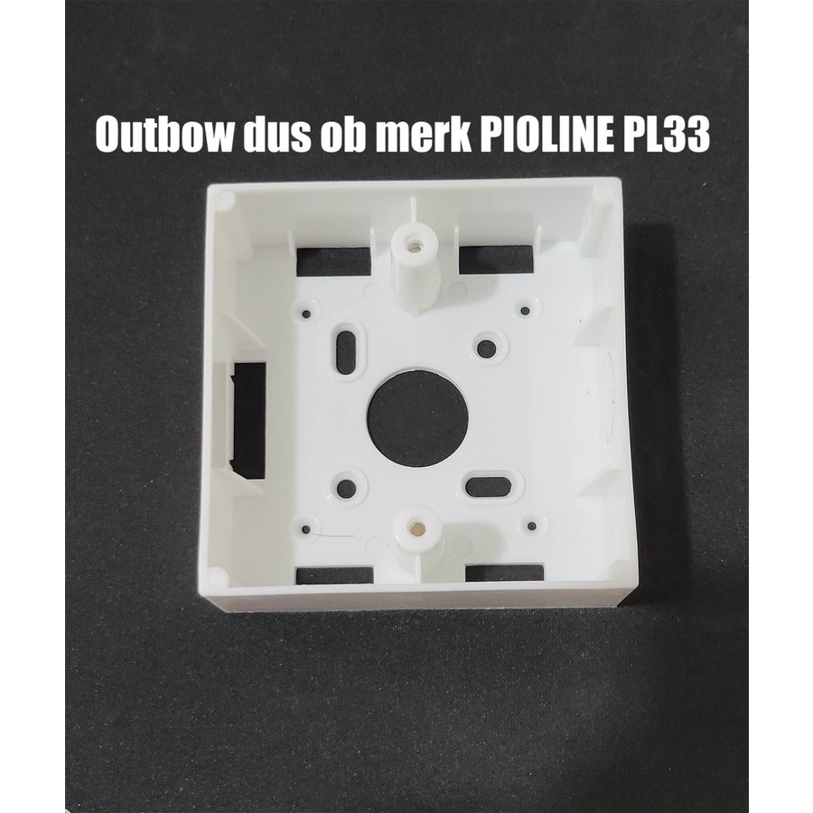 Jual Outbow Dus ob merk PIOLINE PL33 Putih bisa untuk clipsal out bow ...