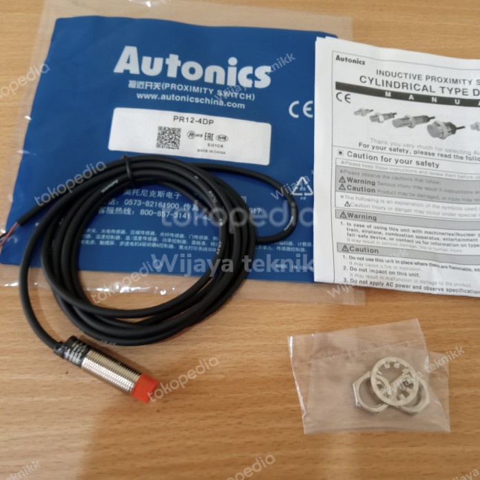 Jual Sensore Autonics Pr12-4Dp Pr124Dp Pr 12 4Dp Pnp Proximity Sensor ...