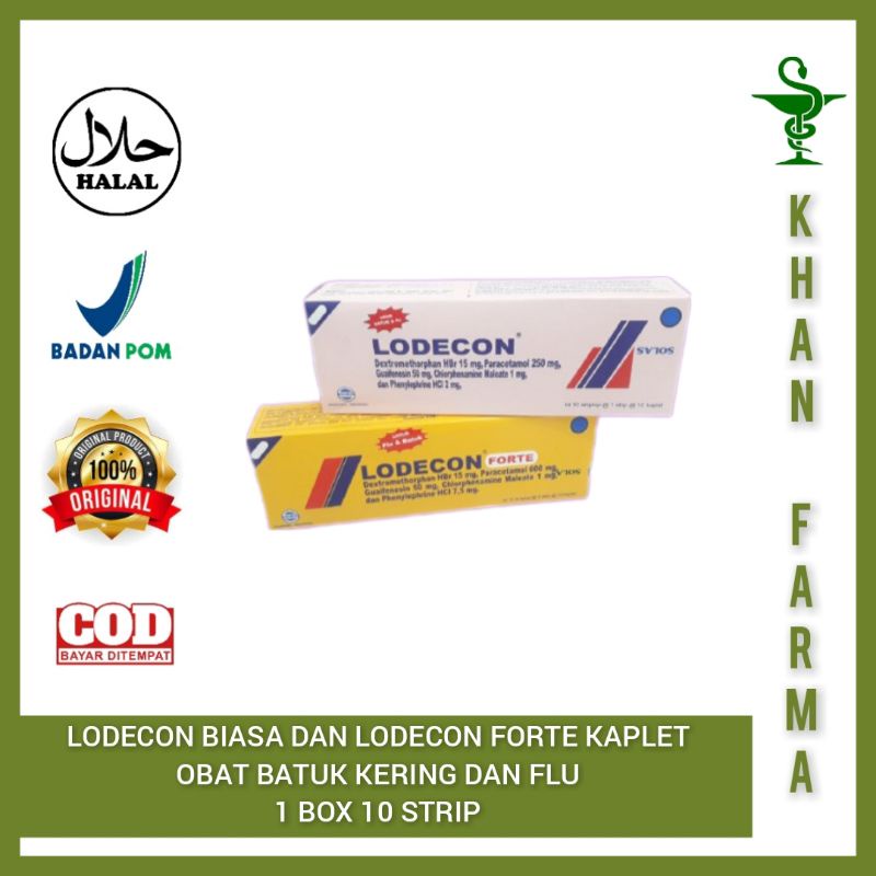 Jual LODECON FORTE DAN LODECON BIASA UNTUK BATUK BERDAHAK DAN BATUK ...