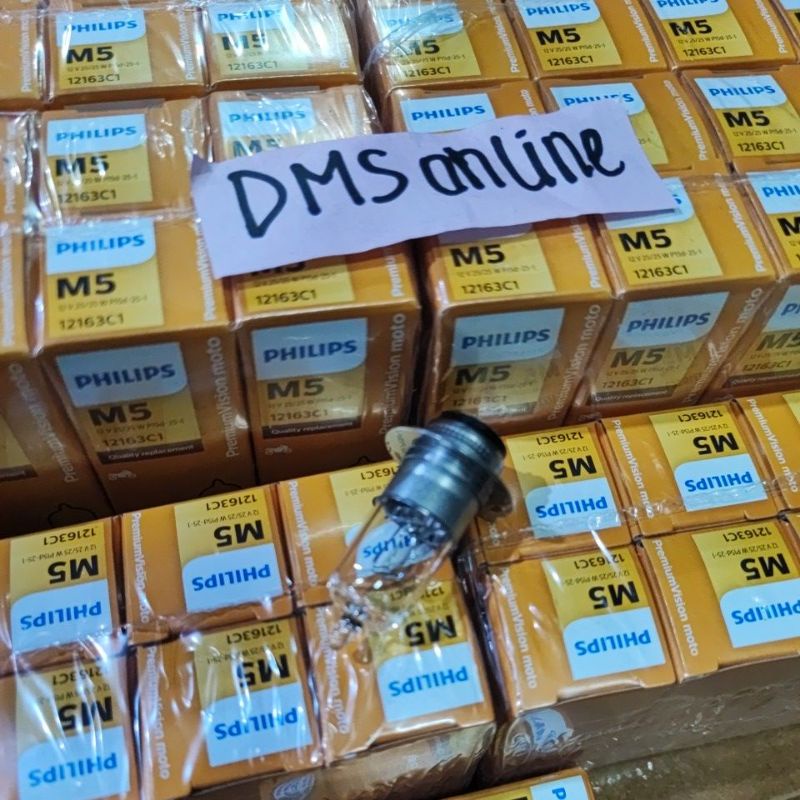 Jual Lampu Halogen Motor M5 K1 25W K1 K3 35W Philips, Lampu Kaki 1 ...
