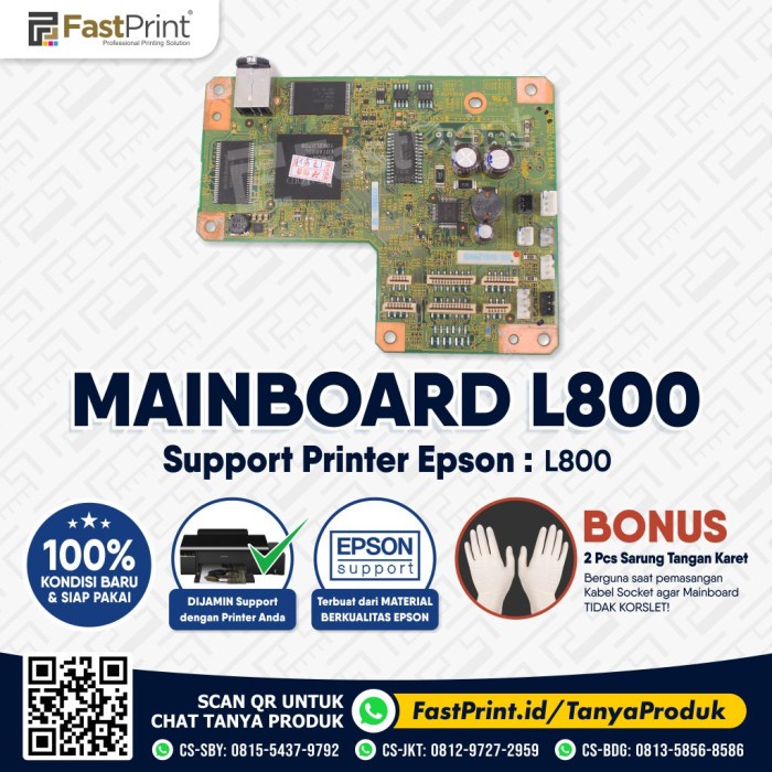 Jual Main Motherboard Mainboard Printer Original Epson L800 | Shopee ...