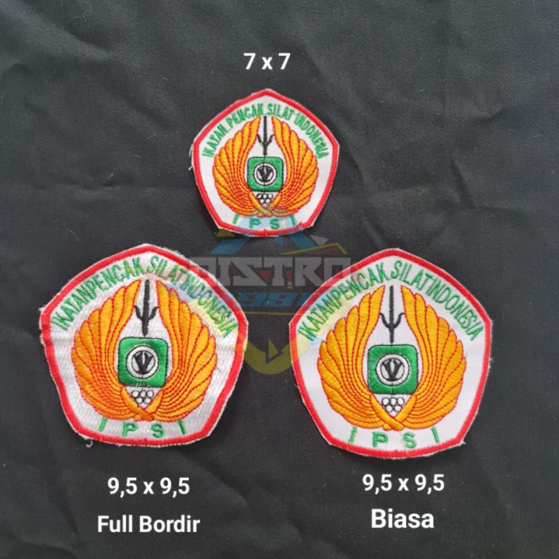 Jual BET IPSI BED IPSI PUTIH BORDIR ( IKATAN PENCAK SILAT INDONESIA ...