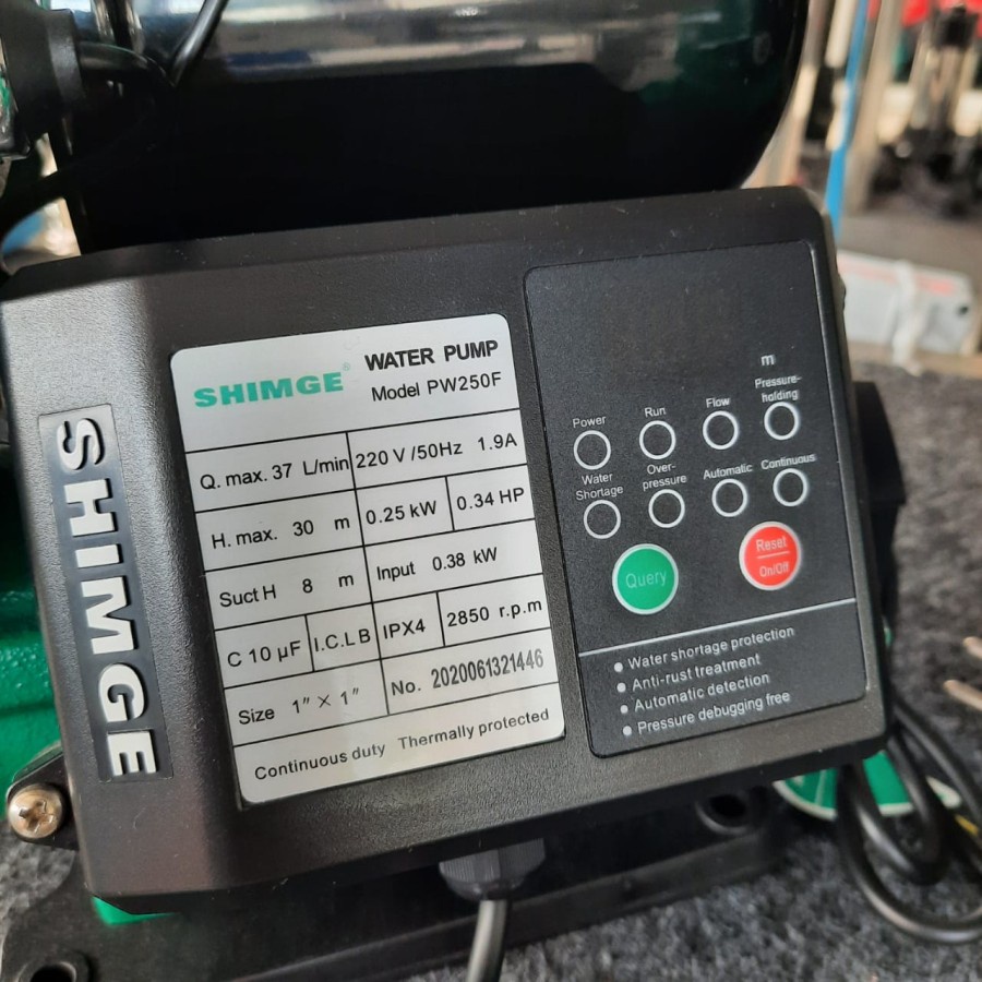 Jual POMPA DORONG AIR PANAS POMPA AIR SHIMGE PW 250 F Intelligent Pump ...
