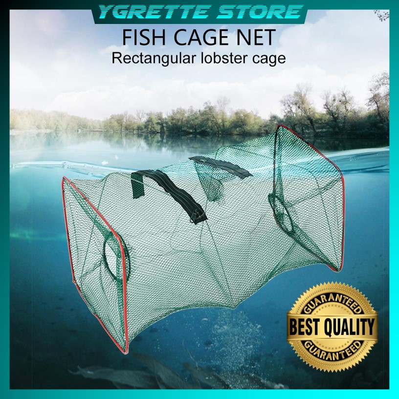 Jual YGRETTE - Jaring IKAN UDAN DUA 2 LUBANG KOTAK Pancing Ikan Udang ...