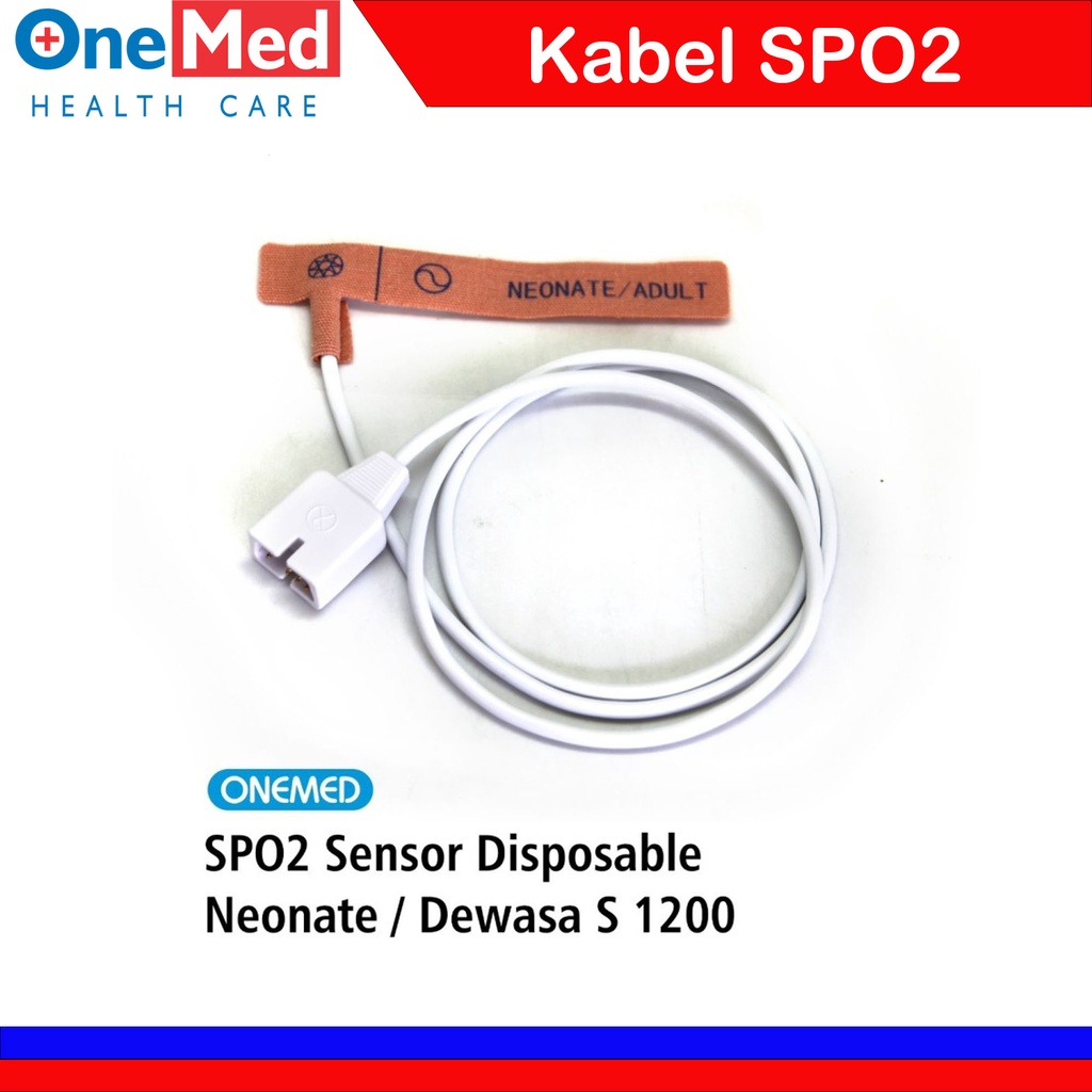 Jual Rajamitrateknik Kabel SPO2 Sensor Disposable Neonate / Dewasa S ...