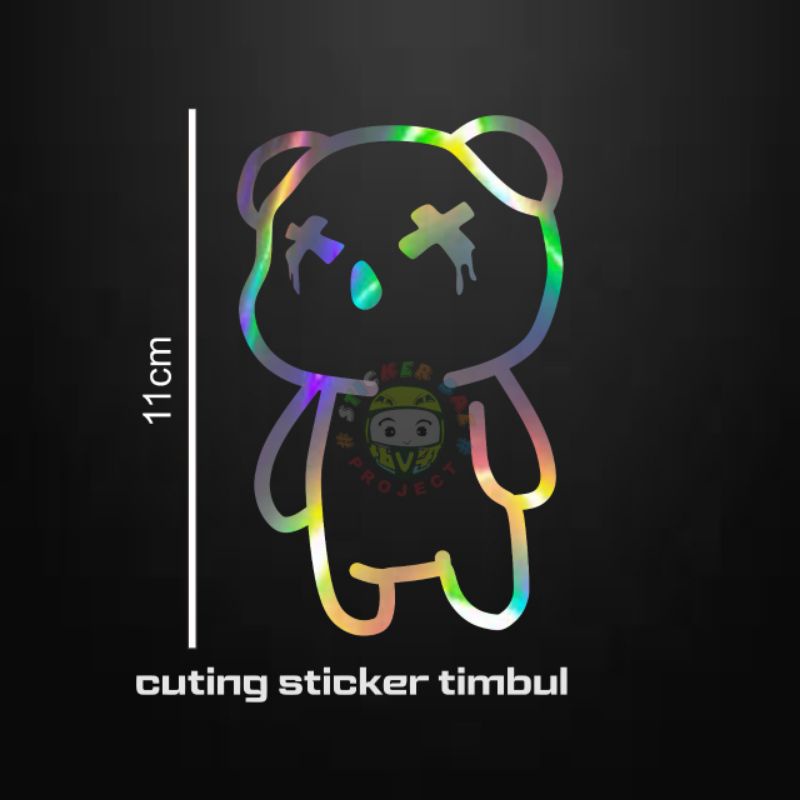 Jual Stiker boneka nirvana cuting sticker beruang lucu keren variasi ...