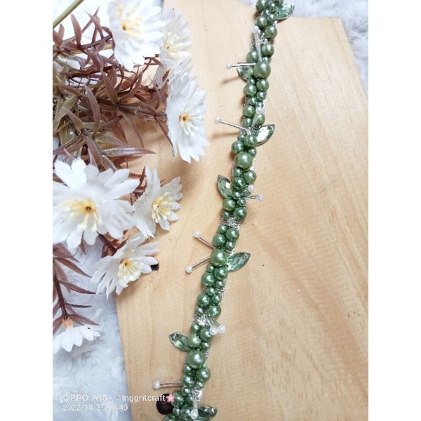 Jual Payet Rangkai/ Mutiara Rangkai Manik Bambu sampan/ Hiasan Kebaya ...