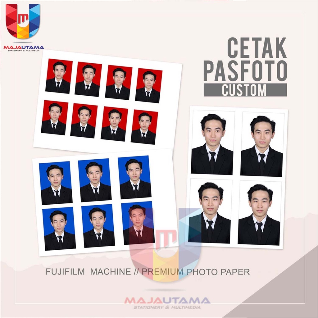 Jual CETAK PAS FOTO PREMIUM 2X3, 3X4, 4X6 KERTAS FOTO DOFF DAN GLOSSY | Shopee Indonesia