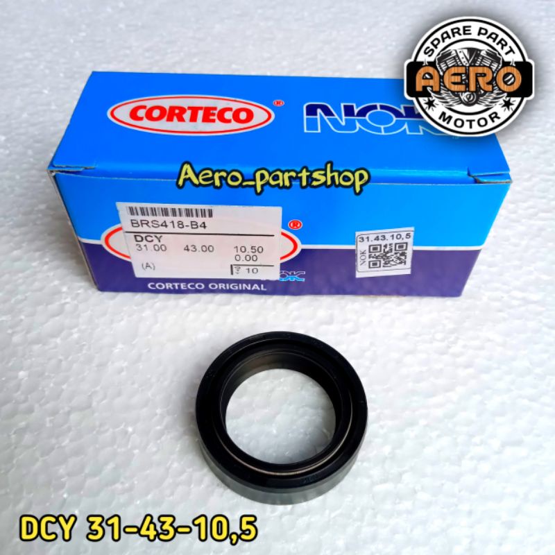 Jual OIL SEAL SIL DC 31 43 10.5 / 31x43x10.5 NOK ( Seal Skok/Shock ...