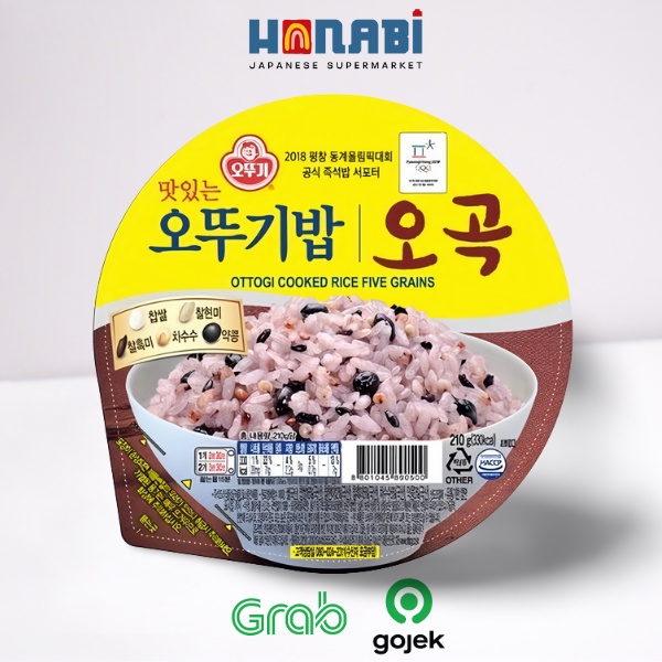 Jual Ottogi Cooked Rice Five Grains Rice 210g - Nasi Instant Made In ...