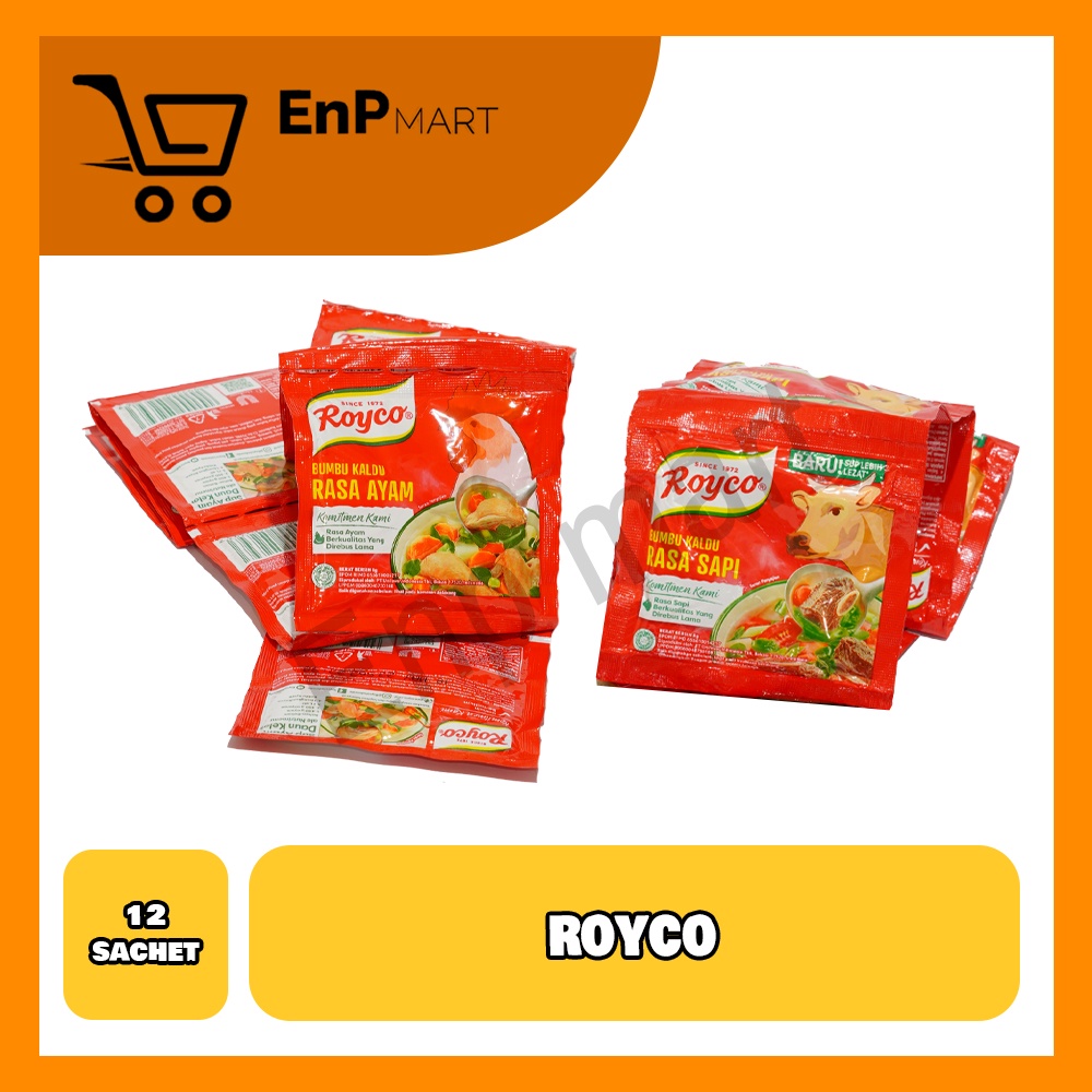 Jual Royco Ayam / Sapi 9 Gram - 1 Renceng isi 12 Sachet | Shopee Indonesia