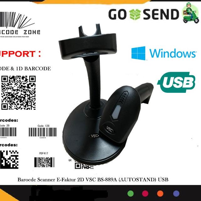 Jual Terkini VHQ7K 2D BARCODE SCANNER E-FAKTUR VSC BS-899A (QR CODE-EFAKTUR) AUTO STAND ...