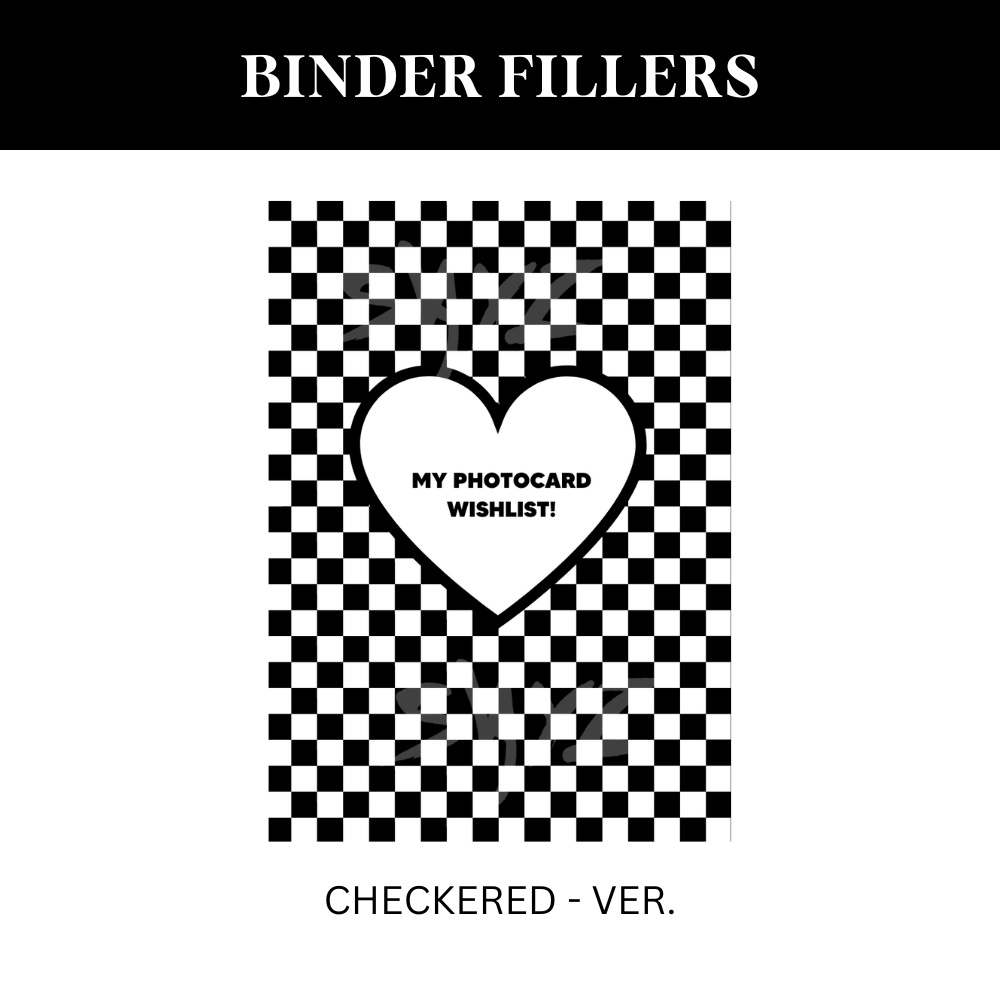 Jual [ READY ] Binder Fillers | Isi binder | Binder deco | Hiasan ...