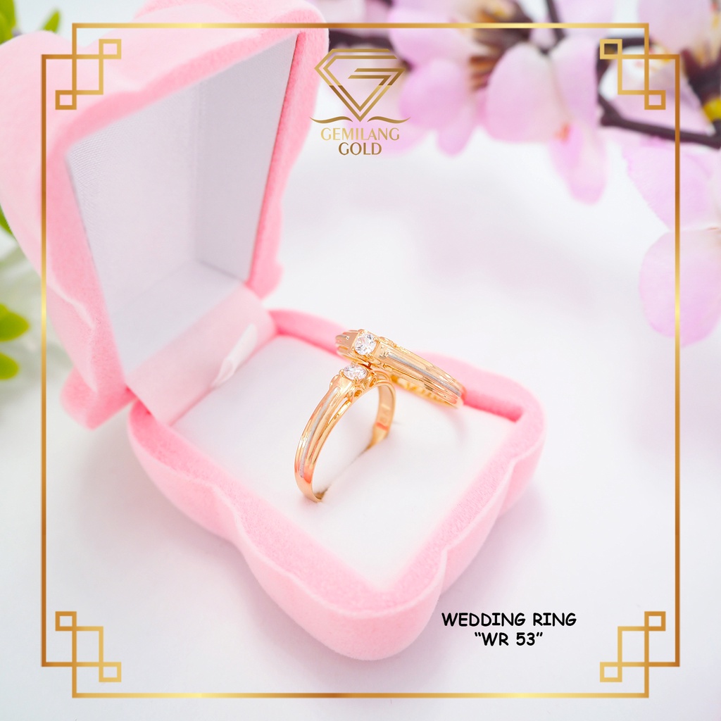 Jual CINCIN KAWIN EMAS KADAR 375 (8K) MEWAH & SIMPLE CINCIN SATUAN ...