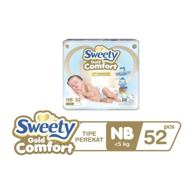 Jual Sweety Comfort Gold Newborn | Shopee Indonesia
