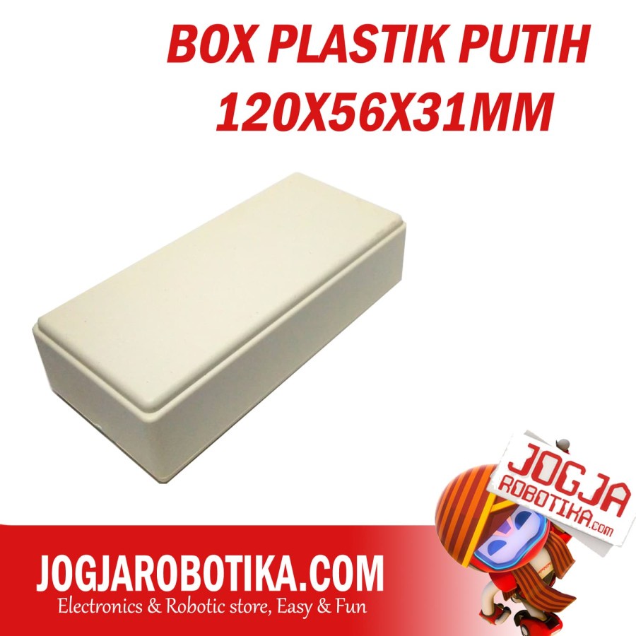 Jual BOX PLASTIK PUTIH 120X56X31MM | Shopee Indonesia