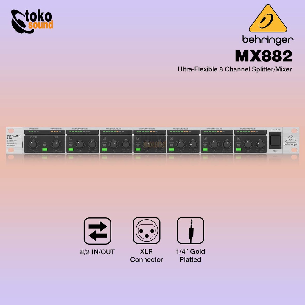 Jual Behringer MX882 V2 Rackmount Mixer Splitter | Shopee Indonesia