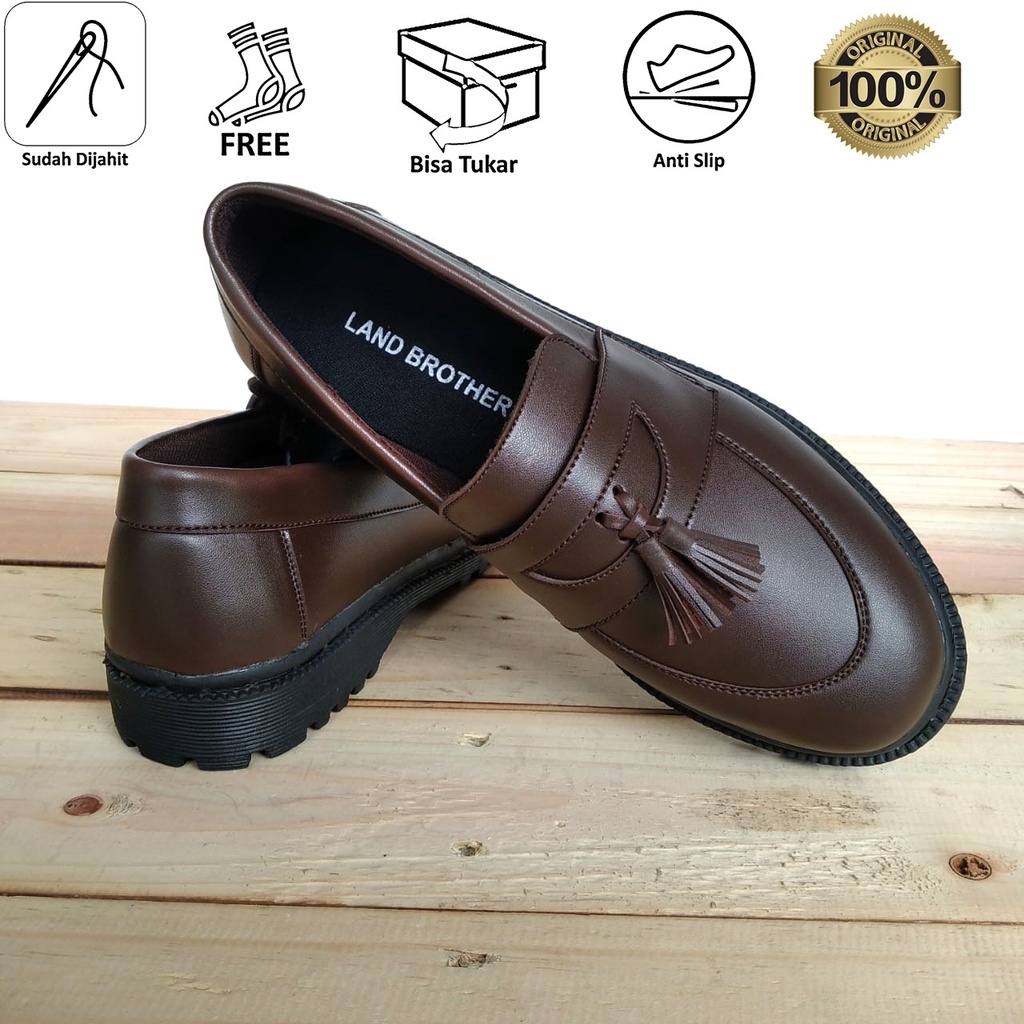 Jual Sepatu Loafer Wanita Terbaru Dokmart Wanita Slip On Land Brother ...