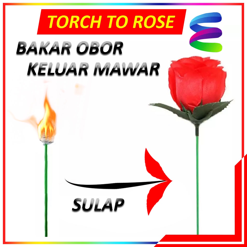 Jual Alat Trik Sulap Torch To Rose Api Jadi Bunga Mawar Alat Sulap ...