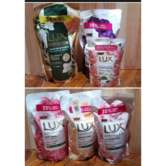 Jual LUX Botanicals BODYWASH/ LUX Sabun Mandi Cair Sakura Bloom 825ml, rose, bluebell ,& jasmine ...