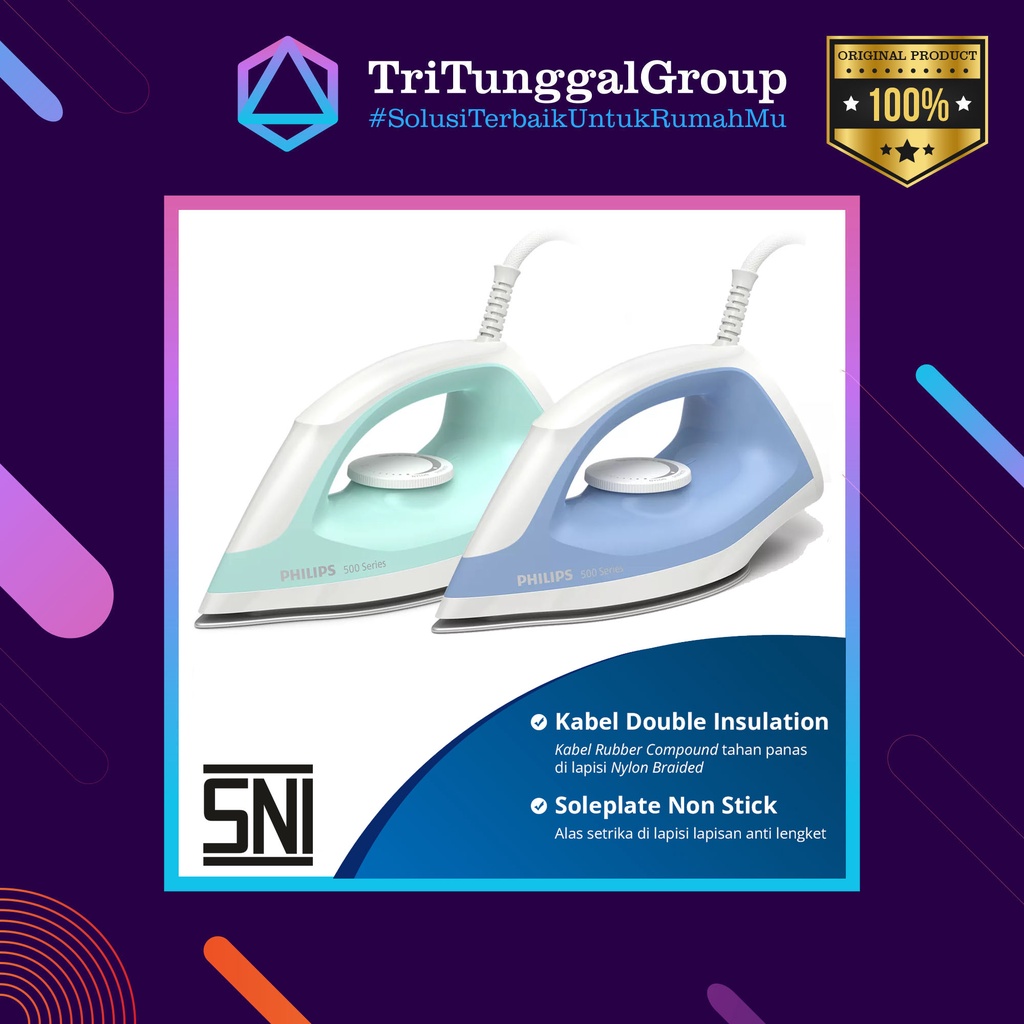 Jual (BAYAR DI TEMPAT) Setrika Philips DST0510 / DST-0510 / DST 0510 ...