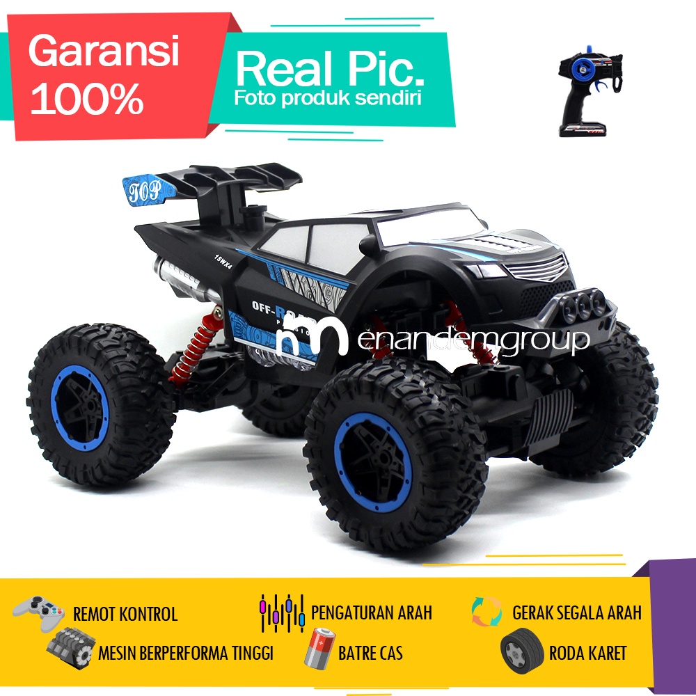 Jual Mainan Mobil Offroad Remot Kontrol RC Rock Crawler Climbing Jeep Uap | Shopee Indonesia