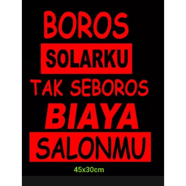 Jual STICKER CUTTING KATA KATA LUCU UNTUK KACA PINTU ATAU BODY TRUCK ...