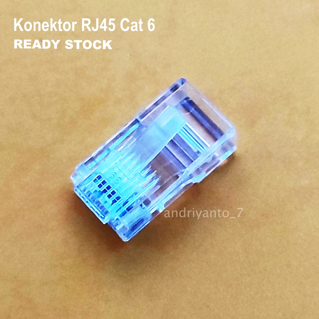 Jual konektor UTP RJ45 Cat6 Isi 100pcs | Shopee Indonesia