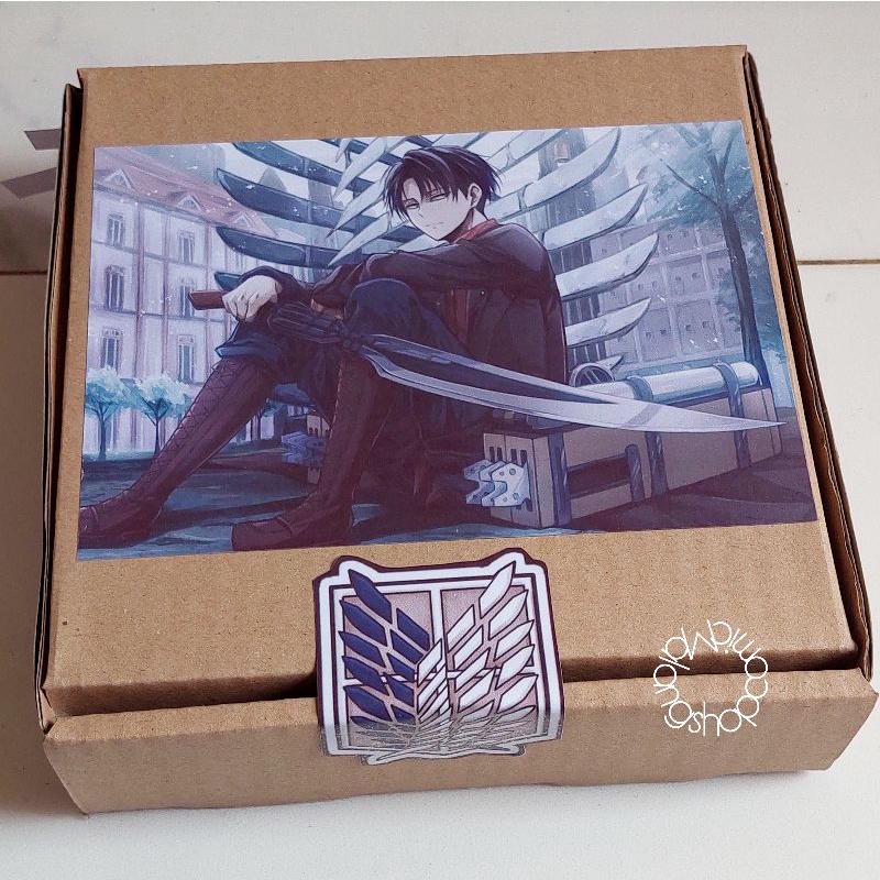 Jual LEVI ACKERMAN ATTACK ON TITAN MINI OTAKUKIT | Shopee Indonesia