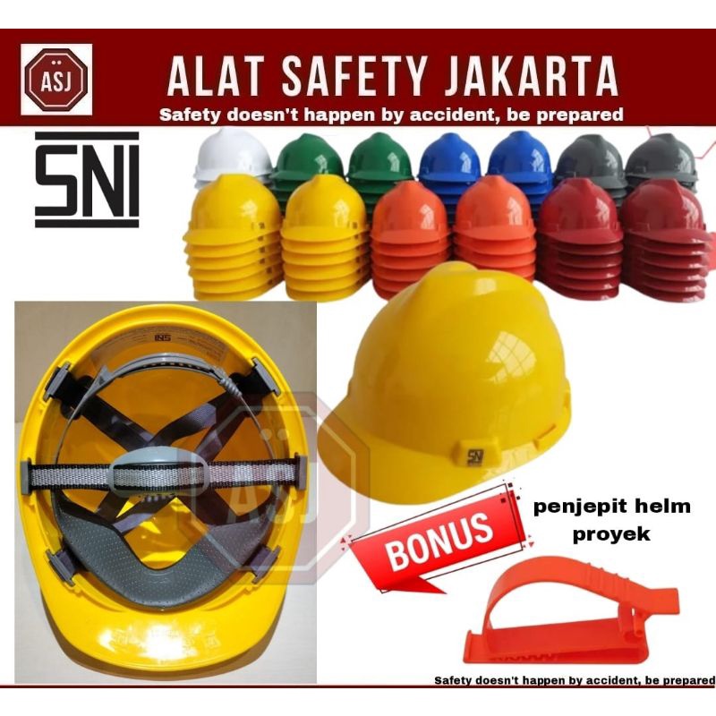 Jual Helm Proyek SNI/ Helm Safety Proyek NSA Inner Biasa | Shopee Indonesia